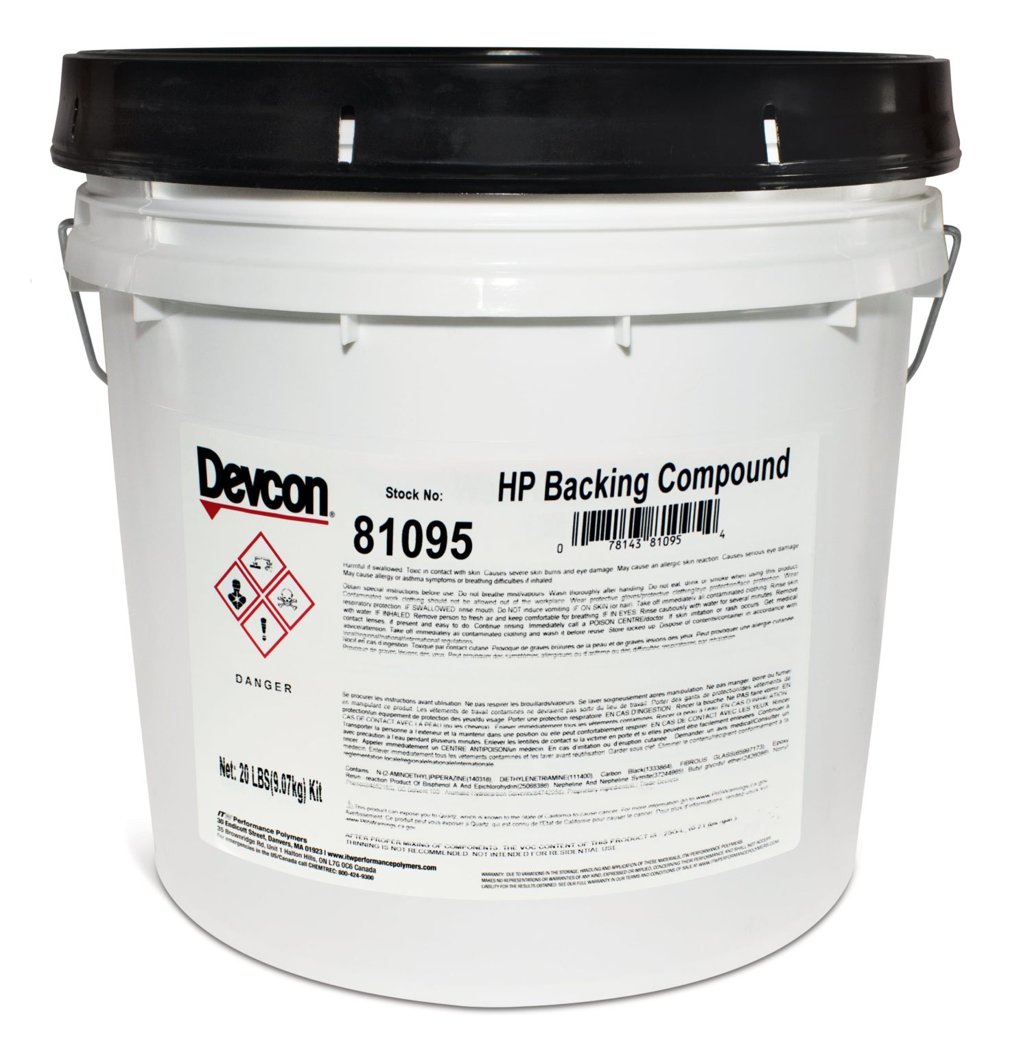 Devcon® High Performance Backing Compound - ITW Performance Polymers